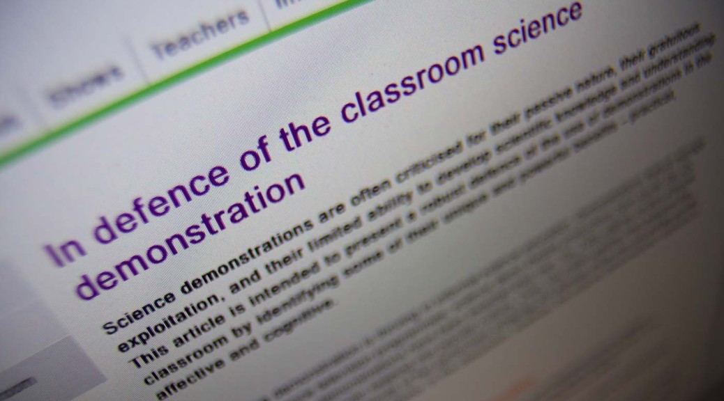 Why are science demonstrations important? - ScienceDemo.org